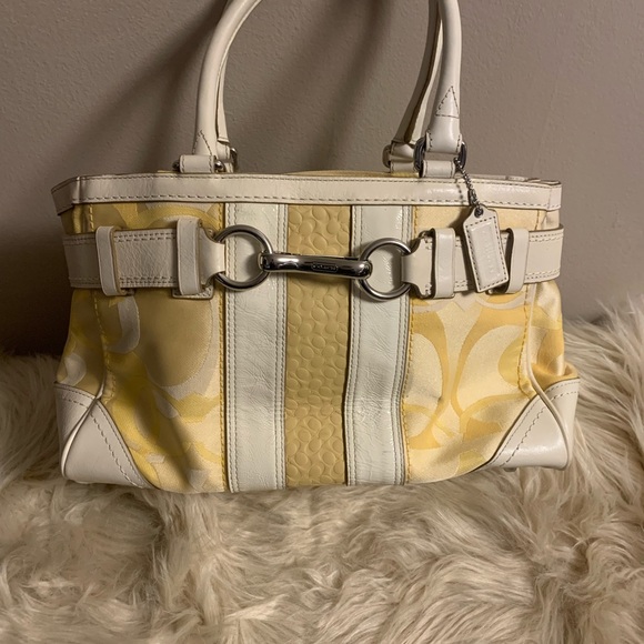 Coach | Bags | Coach Yellow Bag | Poshmark